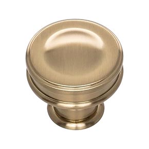 Atlas Homewares [A100-WB] Die Cast Zinc Cabinet Knob - Oskar Series - Warm Brass Finish - 1 1/4 ...