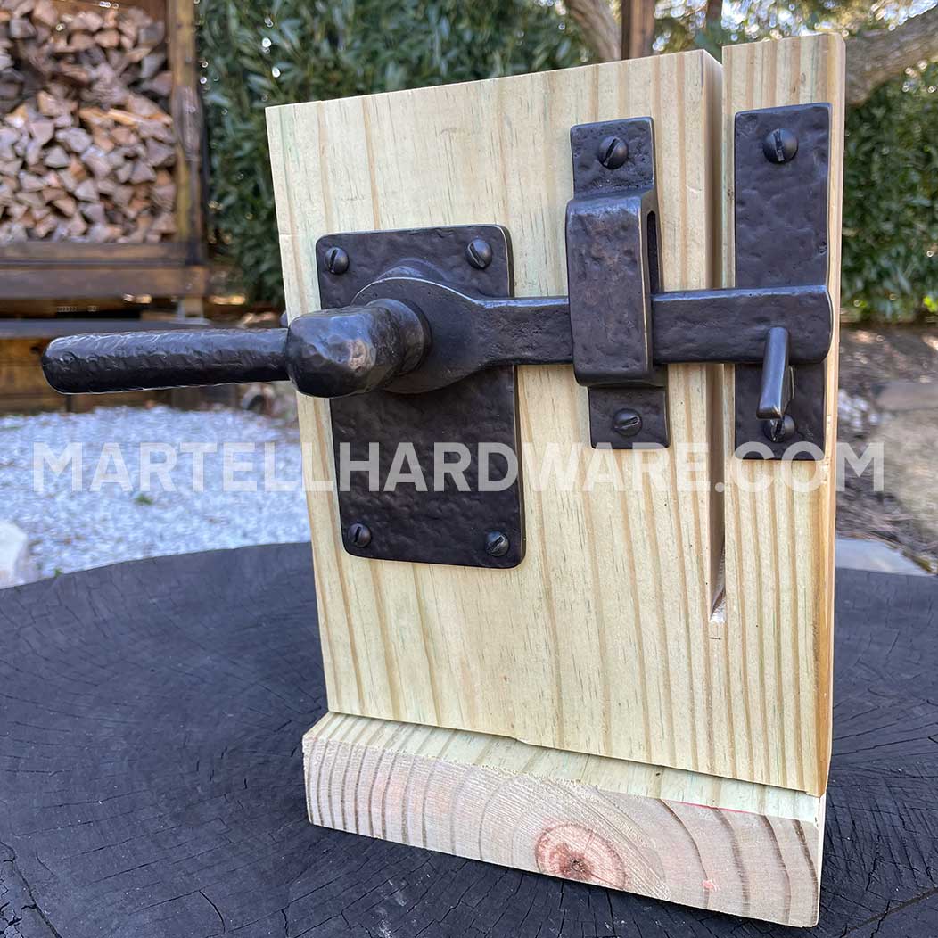 Coastal Bronze [60-101-00-RH] Solid Bronze Passage Gate Drop Bar Latch ...