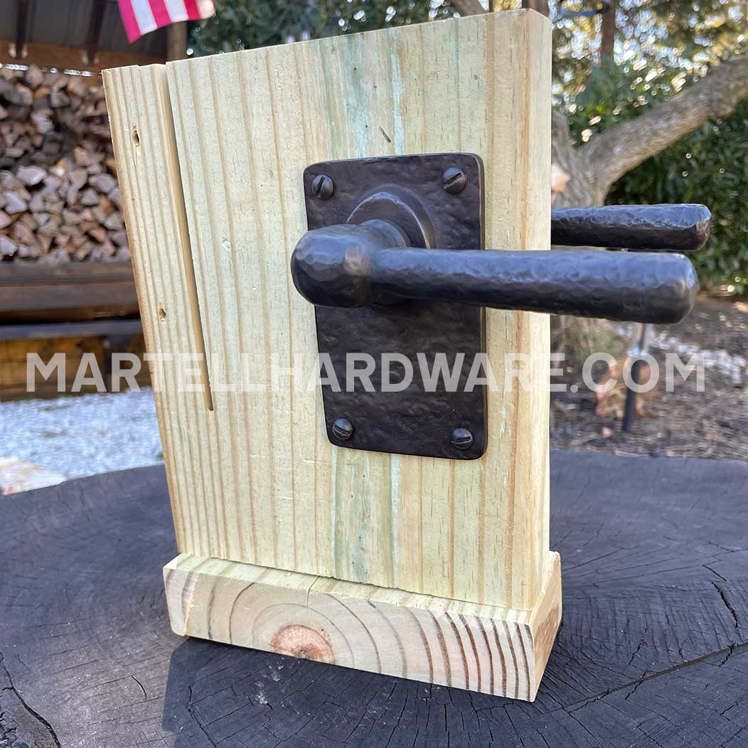 Coastal Bronze [60-101-00-RH] Solid Bronze Passage Gate Drop Bar Latch ...