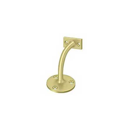 Deltana [HRC175U3] Solid Brass Handrail Bracket - Light Duty - Polished Brass Finish - 3 1/4 ...