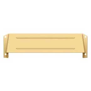 Deltana [MSH158CR003] Solid Brass Door Mail Slot Hood - Interior ...