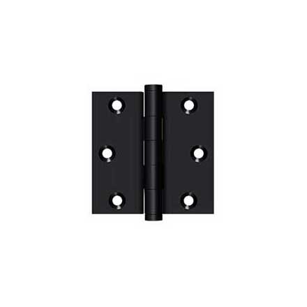 Deltana [DSB319] Solid Brass Door Butt Hinge - Button Tip - Square ...