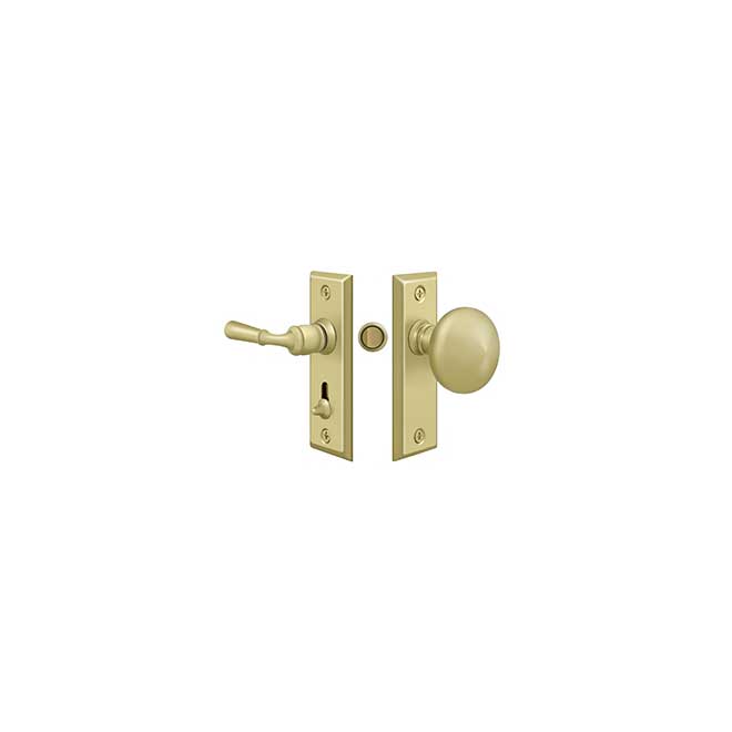 Deltana [SDLS480U3] Solid Brass Storm Door Tubular Latch Set ...