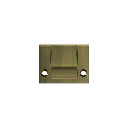Deltana [SPRCA430U5] Solid Brass Door Roller Catch Strike Plate - Full Lip - Heavy Duty ...
