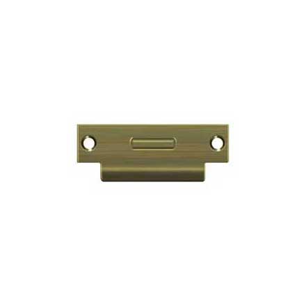 Deltana [TSRCA4875U5] Solid Brass Door Roller Catch Strike Plate - T-Strike - Antique Brass ...