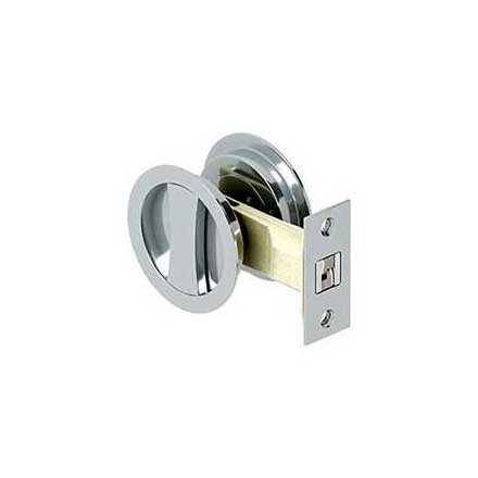 Deltana [SDRP218U26] Solid Brass Pocket Door Passage Set - Round ...