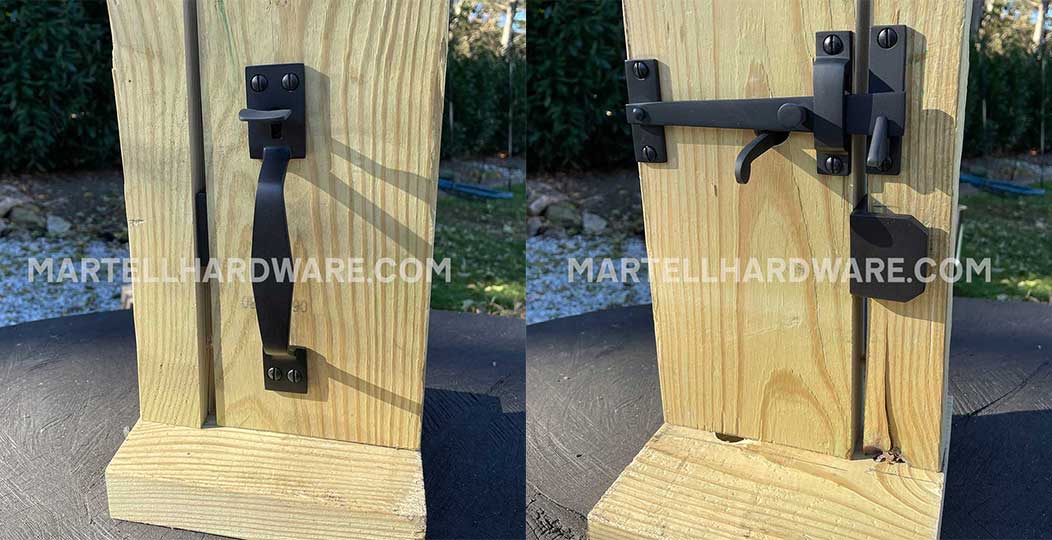 Forever Hardware Gate Single Thumb Latches & Latch Sets - Exterior ...