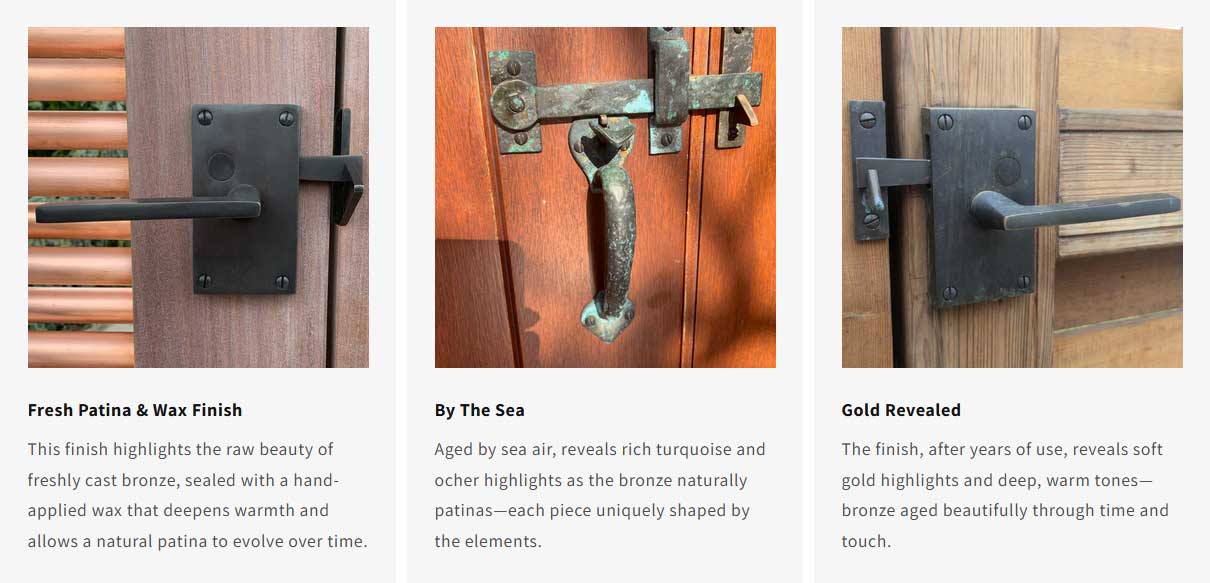 Forever Hardware [F2-309] Solid Bronze Gate Thumb Latch - Square Plate - 12" L | Architectural ...