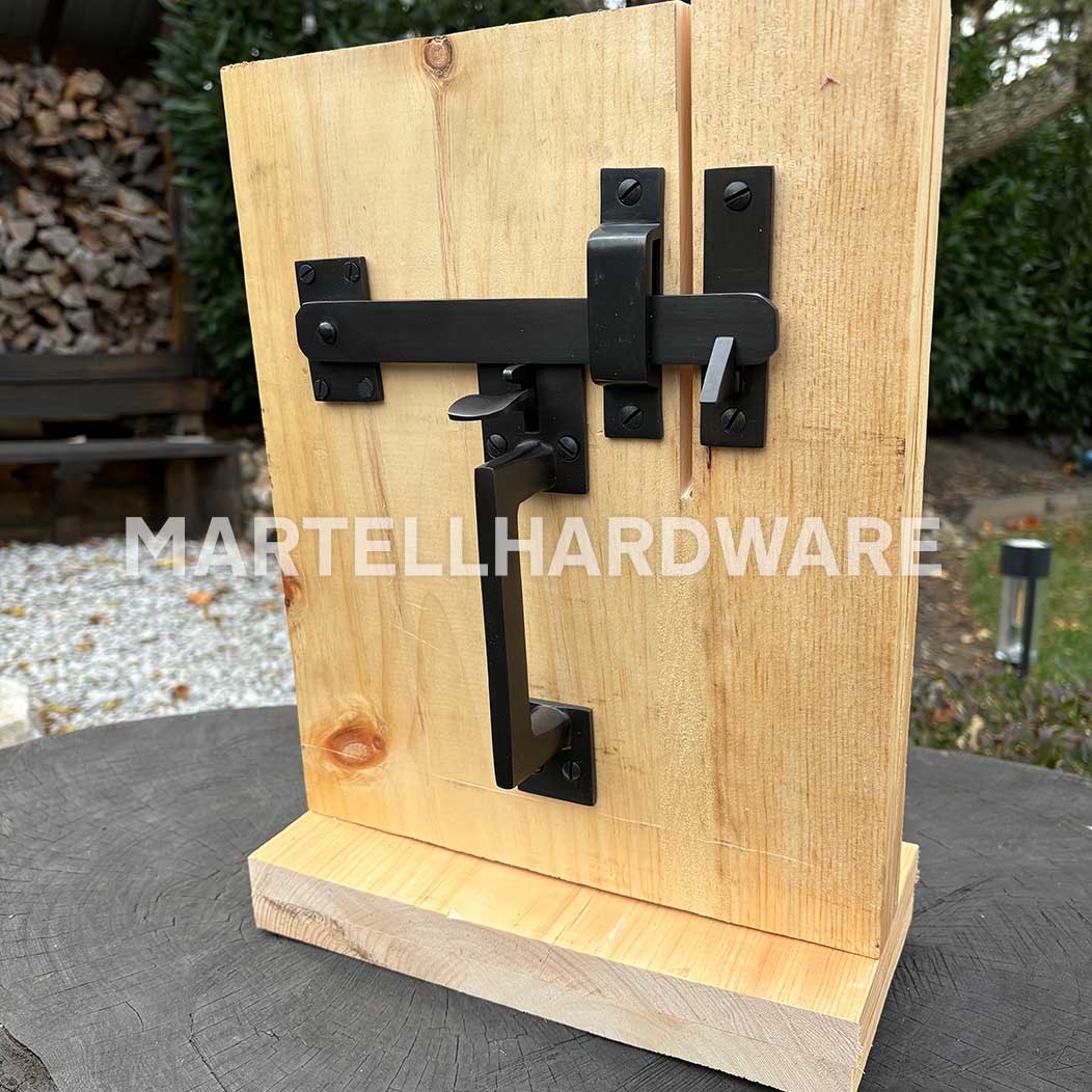 Forever Hardware [F2-330-S] Solid Bronze Gate Double Thumb Latch ...