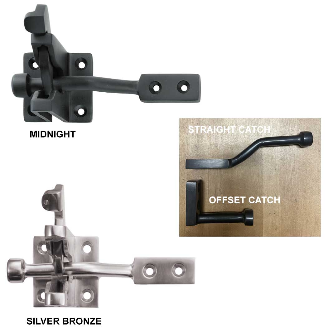 Forever Hardware [F2-220] Bronze Standard Gravity Gate Latch - Heavy ...