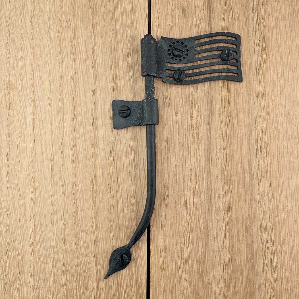 Hammered Hinges [118.20L-RT] Forged Iron Cabinet Hinge - Betsy Ross ...