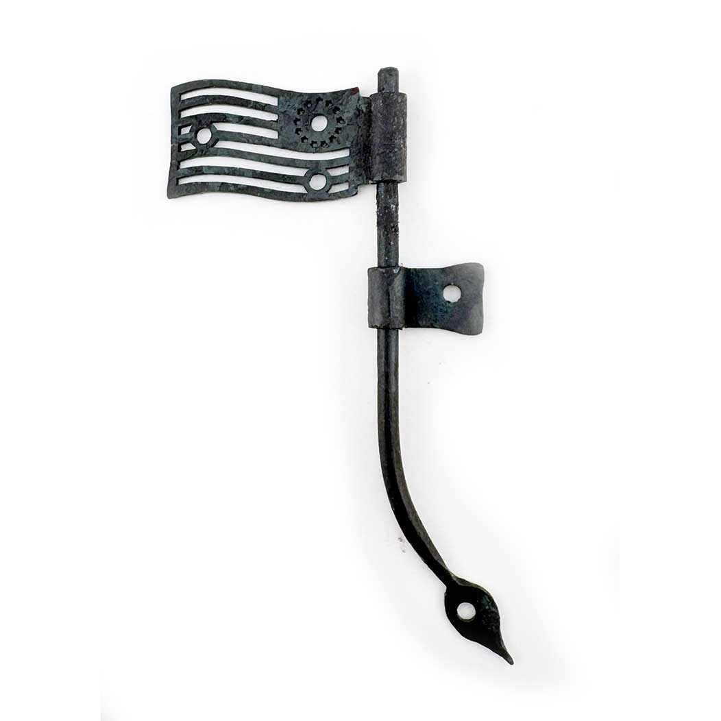 Hammered Hinges [118.20R-RT] Forged Iron Cabinet Hinge - Betsy Ross ...