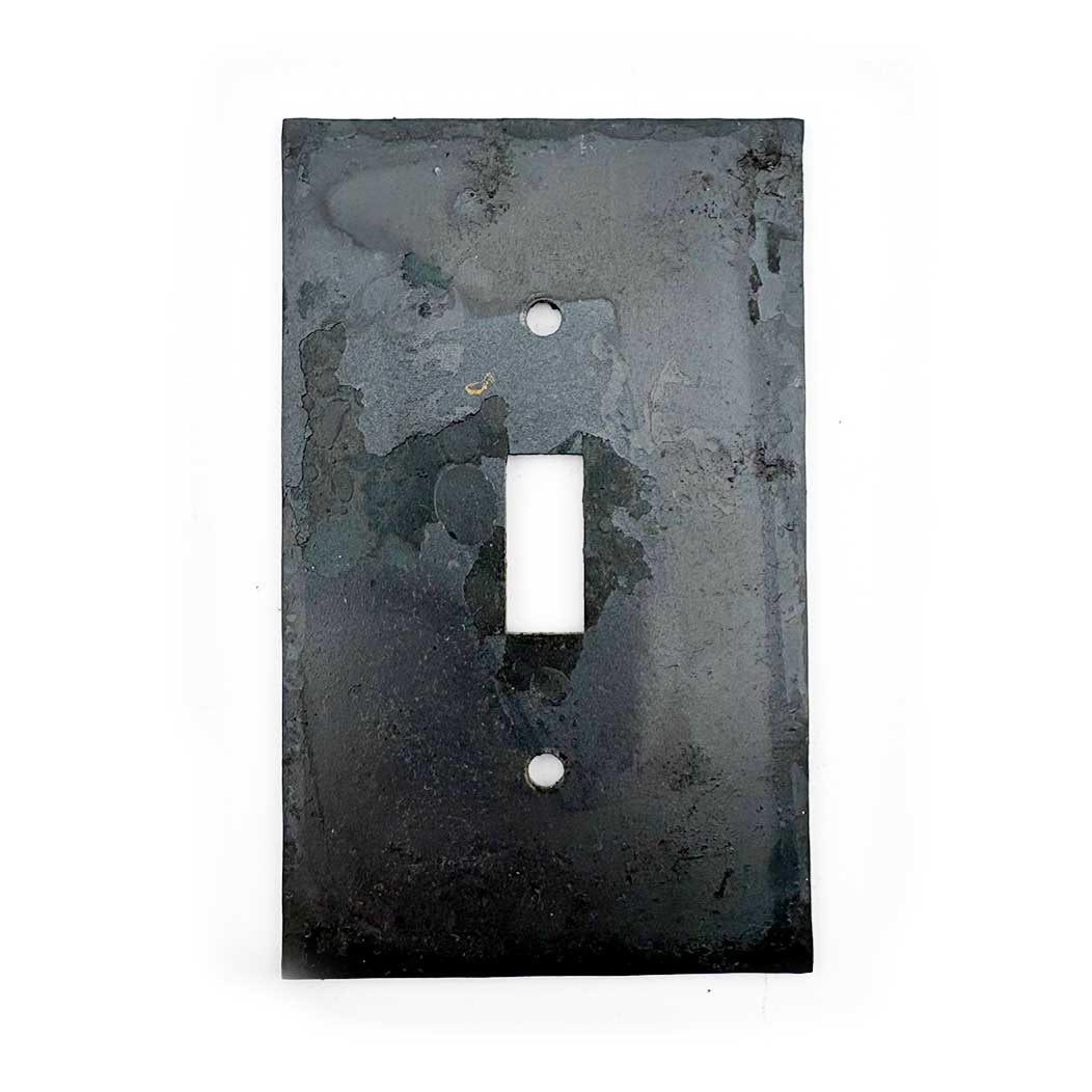 Hammered Hinges [901TS] Forged Iron Wall Plate - Single Toggle ...