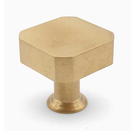 Hapny Home [M28-ULB] Solid Brass Cabinet Knob - Mod Series - Satin Brass (Unlacquered) Finish ...