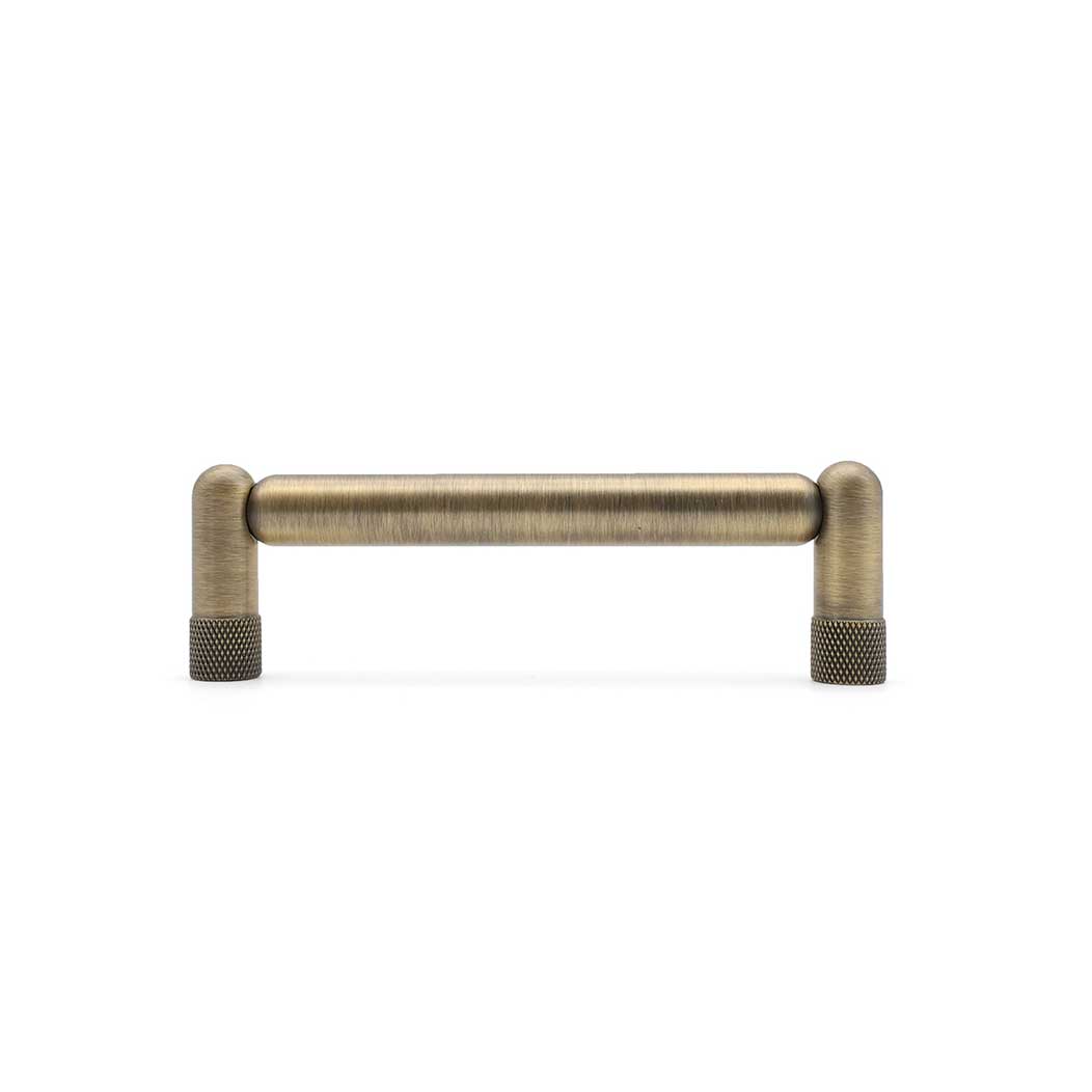 Hapny Home [K571-AB] Solid Brass Cabinet Pull Handle - Knurled Series - Standard Size - Aged ...