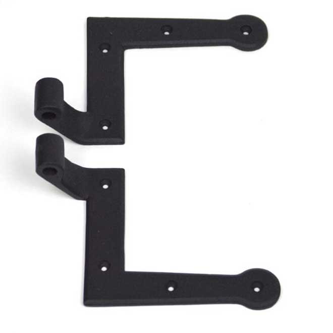 John Wright [088510L] Cast Iron Shutter L-Strap Hinge - NY Style - Flat ...