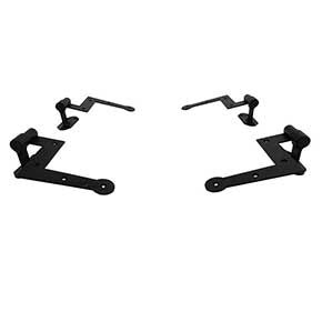 John Wright [088514SS] Stainless Steel Shutter Hinge Set - New York Style - Proud Mount - Flat ...