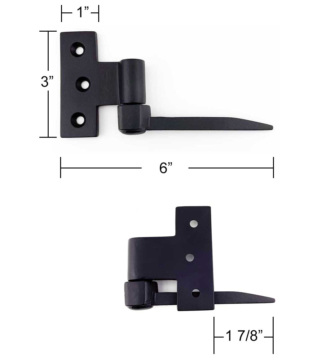 Martell Supply [WPHDP-19] Solid Brass Shutter Drive Pintle & T-Hinge ...