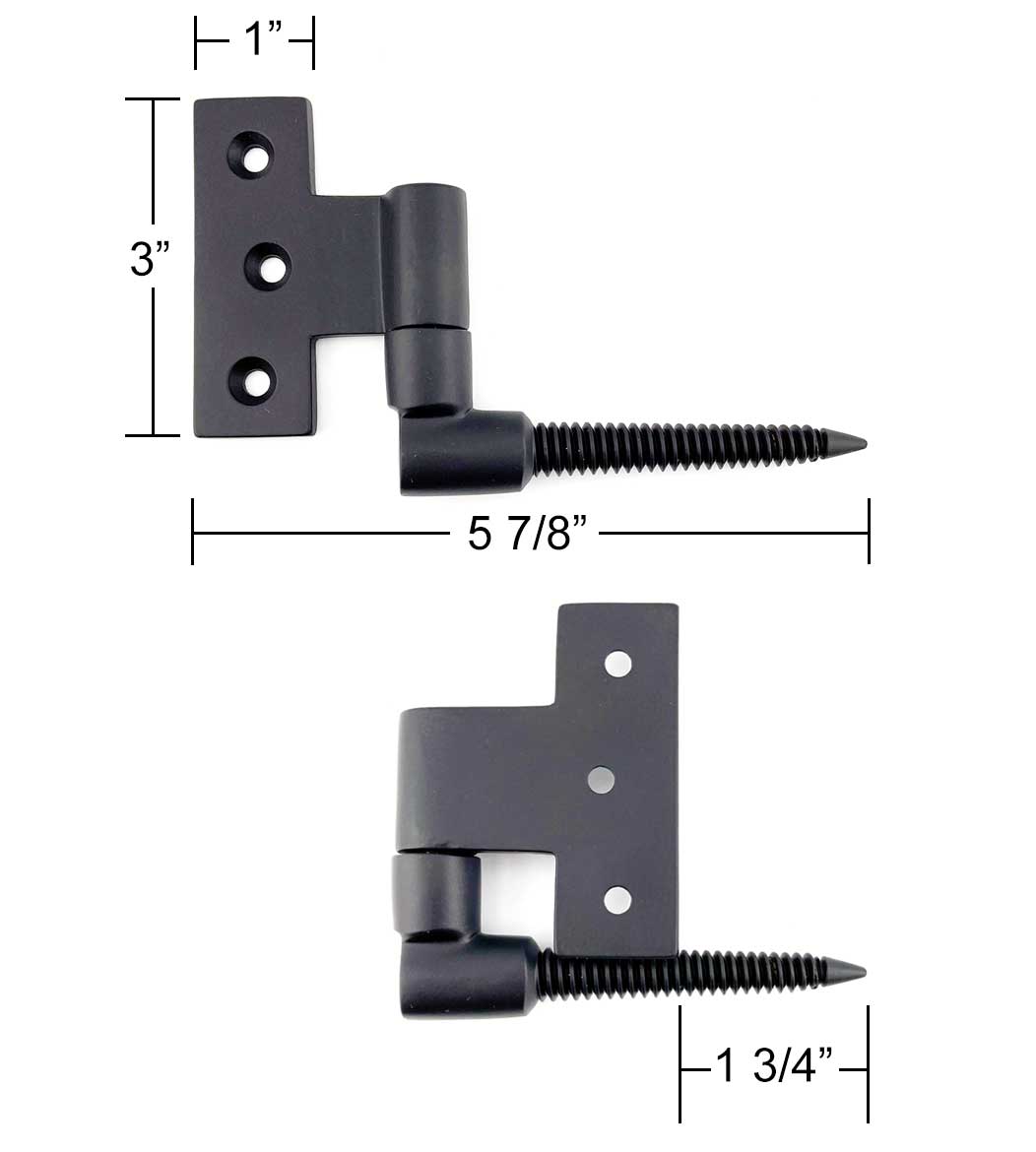 Martell Supply [WPHLP-19] Solid Brass Shutter Lag Pintle & T-Hinge Set ...