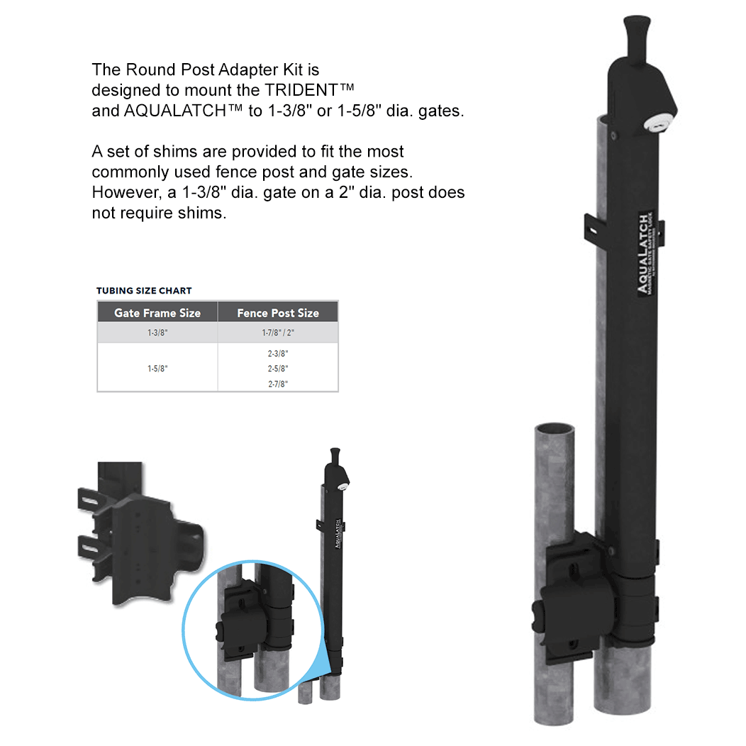 Nationwide Industries [TRIDENT10-BK] TRIDENT™ Magnetic Gate Pool Safety ...
