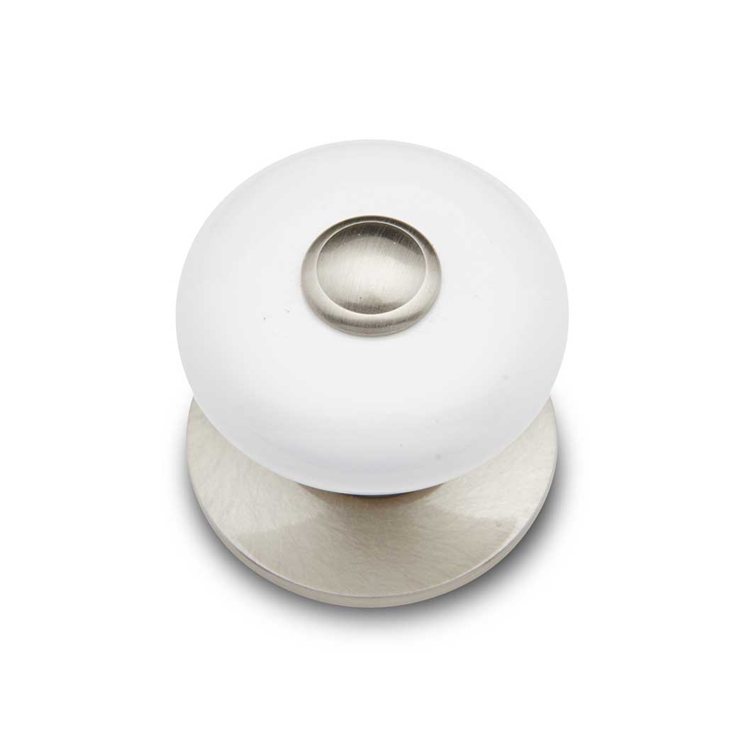 RK International [CK-316-P] Porcelain Cabinet Knob - Large Fat Round ...