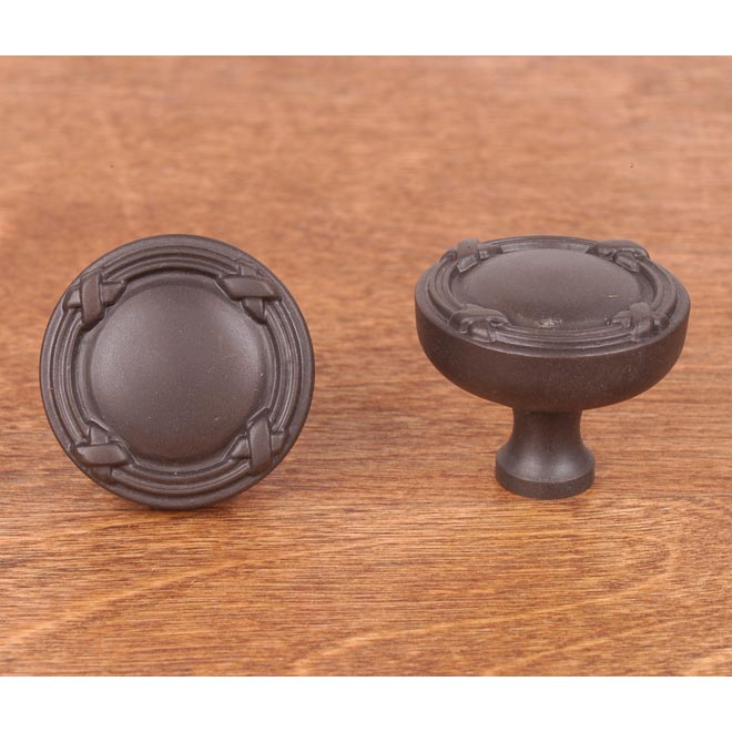 RK International [CK-755-RB] Solid Brass Cabinet Knob - Lines & Crosses ...