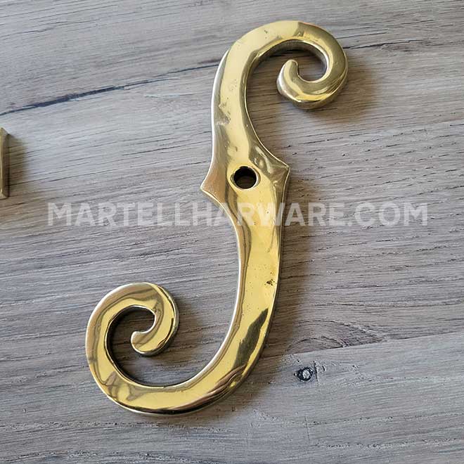 Seaside Shutters [S7-100-LH-03] Cast Brass Shutter Dog - Classic S ...