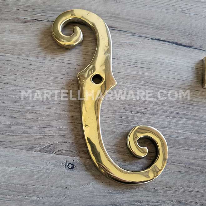 Seaside Shutters [S7-100-RH-03] Cast Brass Shutter Dog - Classic S ...