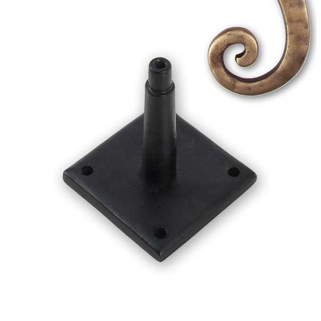 Seaside Shutters [S8-100-05] Cast Brass Shutter Dog Plate Mount Adapter ...