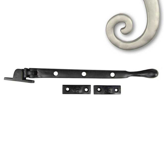 Seaside Shutters [S5-200-15] Cast Brass Shutter Stay - Brushed Nickel ...