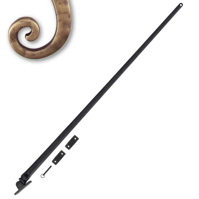 Seaside Shutters [S5-240-05] Cast Brass Bahama Shutter Stay - Fixed ...