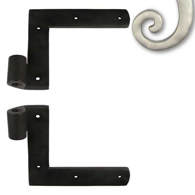 Seaside Shutters [S3-100-15] Cast Brass Shutter L Strap Hinge - New ...