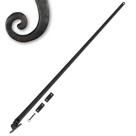 Seaside Shutters [S5-240-10B] Cast Brass Bahama Shutter Stay - Fixed ...