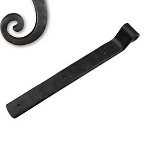 Seaside Shutters [S2-450-10B] Cast Brass Shutter Strap Hinge - Arch End ...