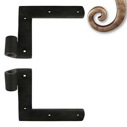 Seaside Shutters [S3-103-05] Cast Brass Shutter L Strap Hinge - New ...