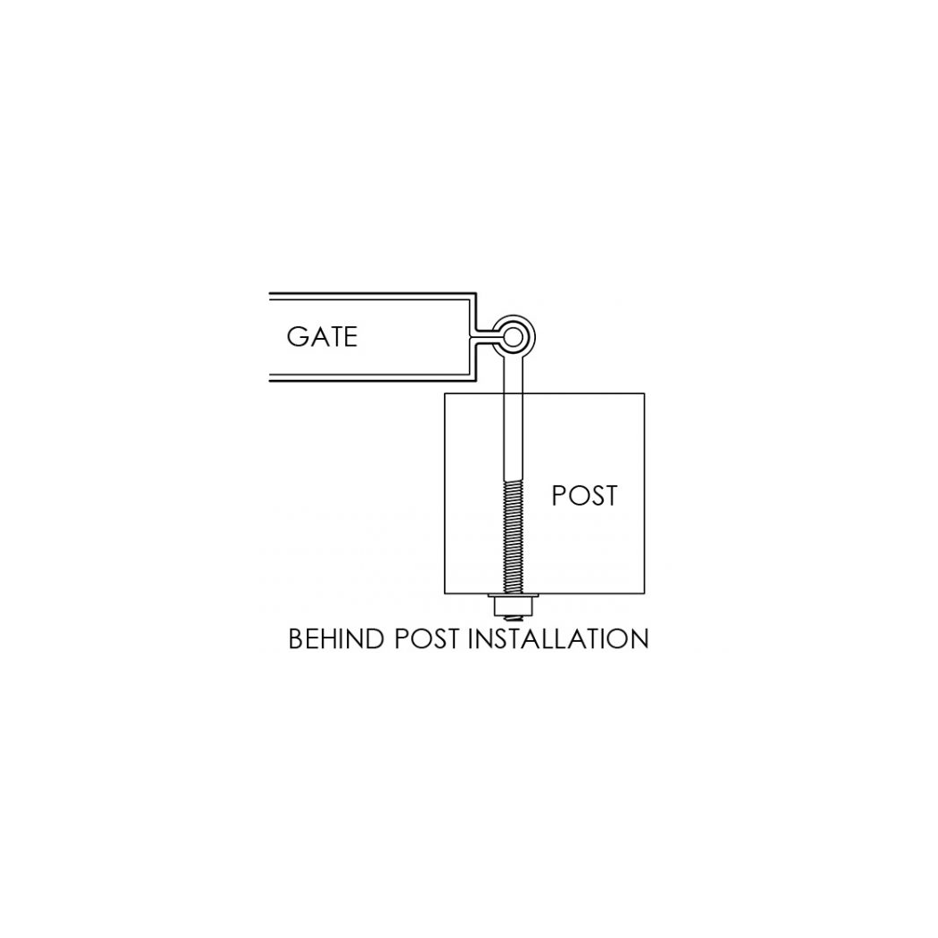 Snug Cottage [8317-002] Steel Heavy Duty Exterior Gate Strap Hinge ...