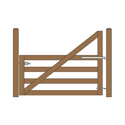 Snug Cottage [FP-CAPECOD-G] Cape Cod Gate Fastener Pack - Single Gate ...
