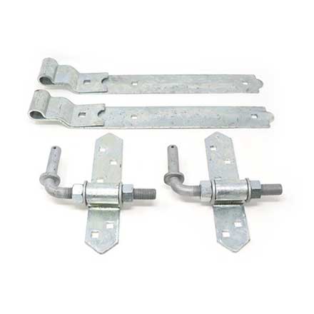 Snug Cottage [8305-S182] Steel Heavy Duty Exterior Gate Strap Hinge Set - Cranked - Hot Dipped ...