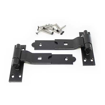 Snug Cottage [8295-07SP] Forged Steel Gate Strap Hinge Set - Cranked ...