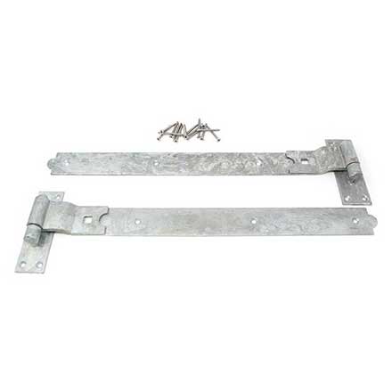 Snug Cottage [8295-242] Forged Steel Gate Strap Hinge Set - Cranked ...
