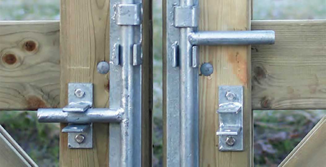 Agricultural / Heavy Duty Gate Cane Bolts & Drop Rods - Snug Cottage ...