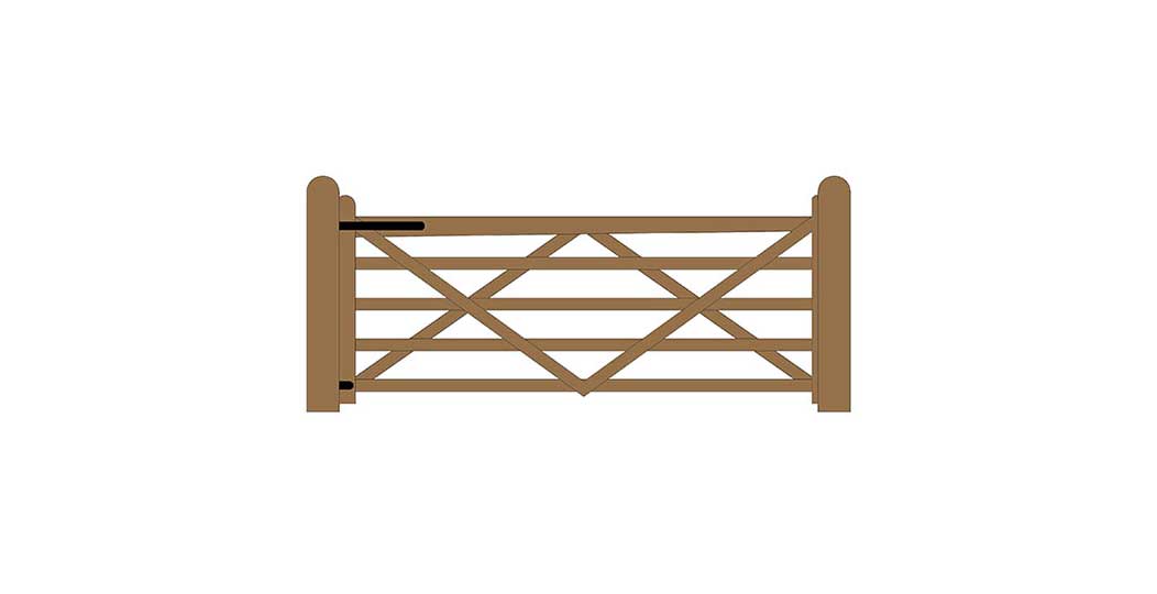 Double V Field Gate Plans - Snug Cottage Hardware Gate Guides & Plans ...