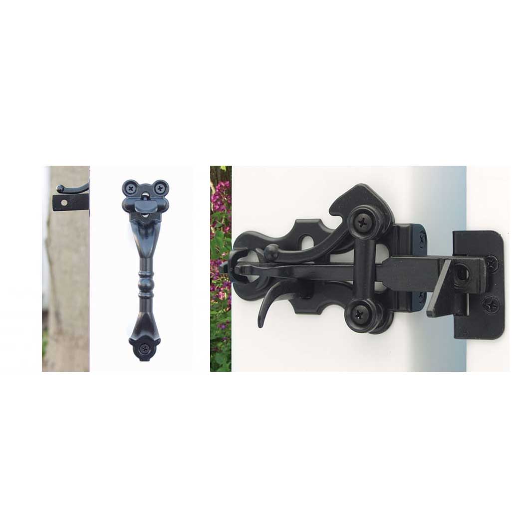 Snug Cottage [4300-PSEP] Exterior PVC Gate Thumb Latch Set - Hampton ...