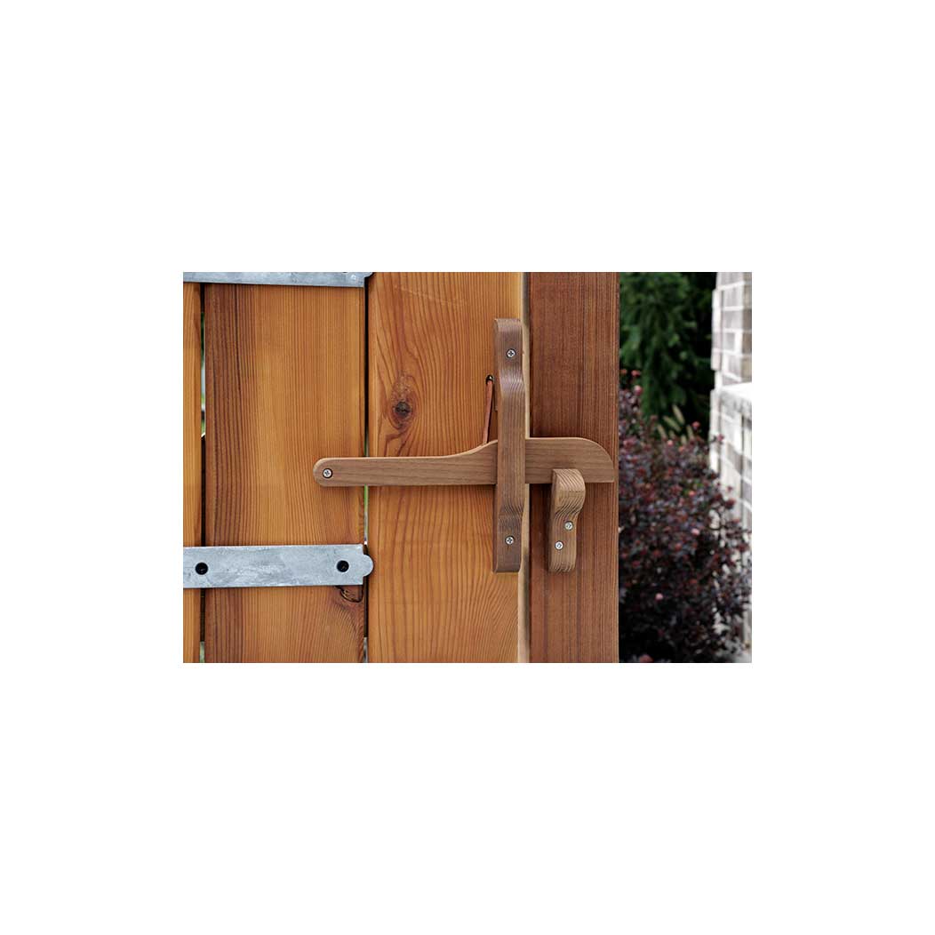 Snug Cottage [4700-110] Exterior Wood Gate Latch Set - Ash Timber ...