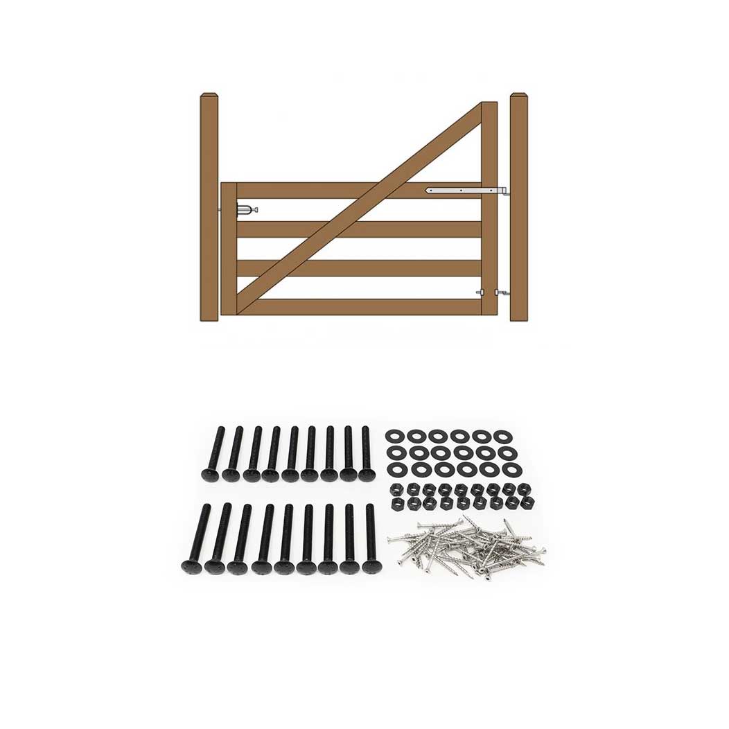 Snug Cottage [FP-CAPECOD-B] Cape Cod Gate Fastener Pack - Single Gate ...
