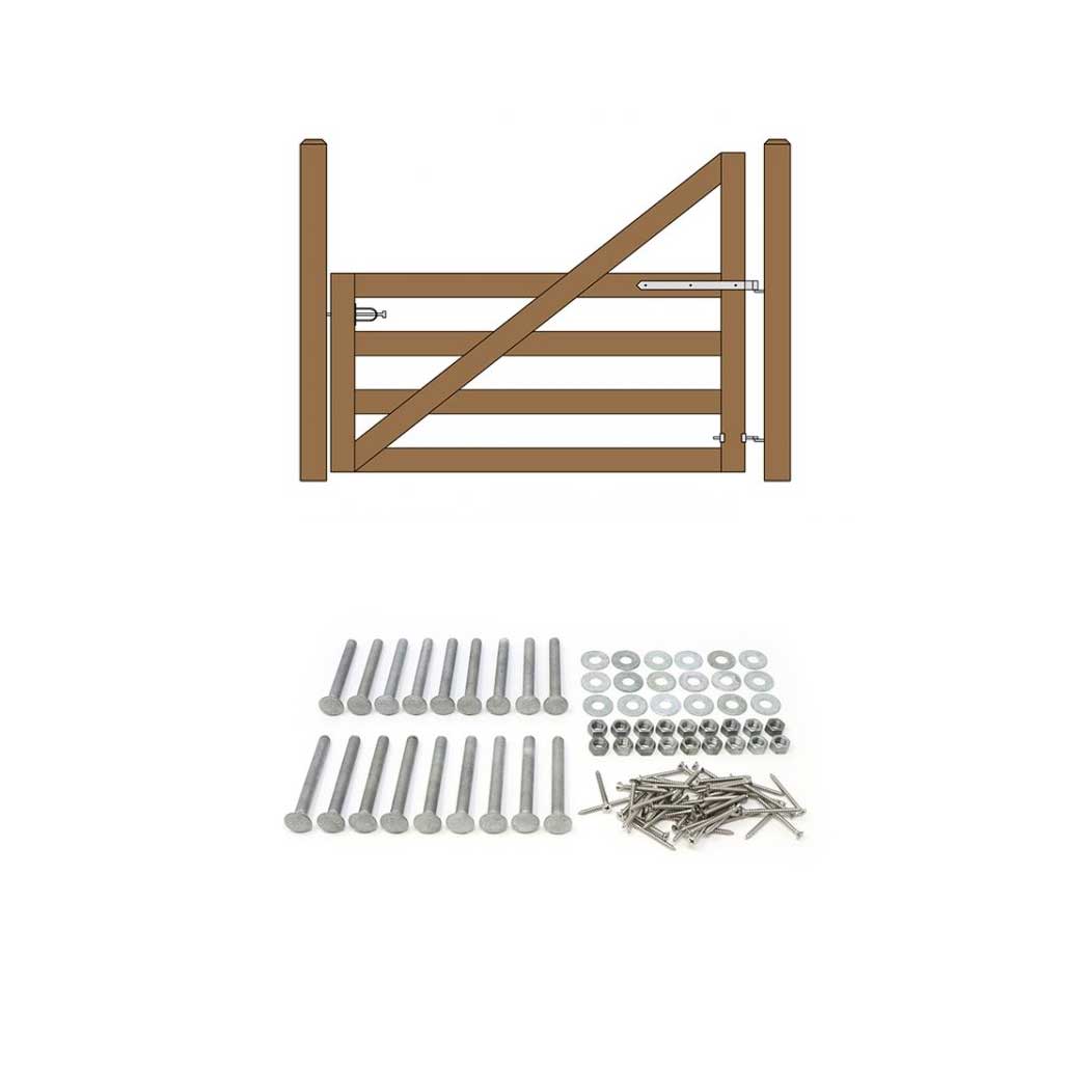 Snug Cottage [FP-CAPECOD-G] Cape Cod Gate Fastener Pack - Single Gate ...