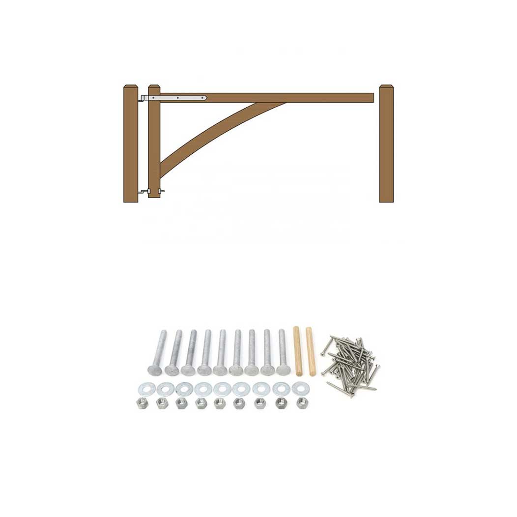 Snug Cottage [FP-WELDONBARR-G] Weldon Barrier Gate Fastener Pack ...