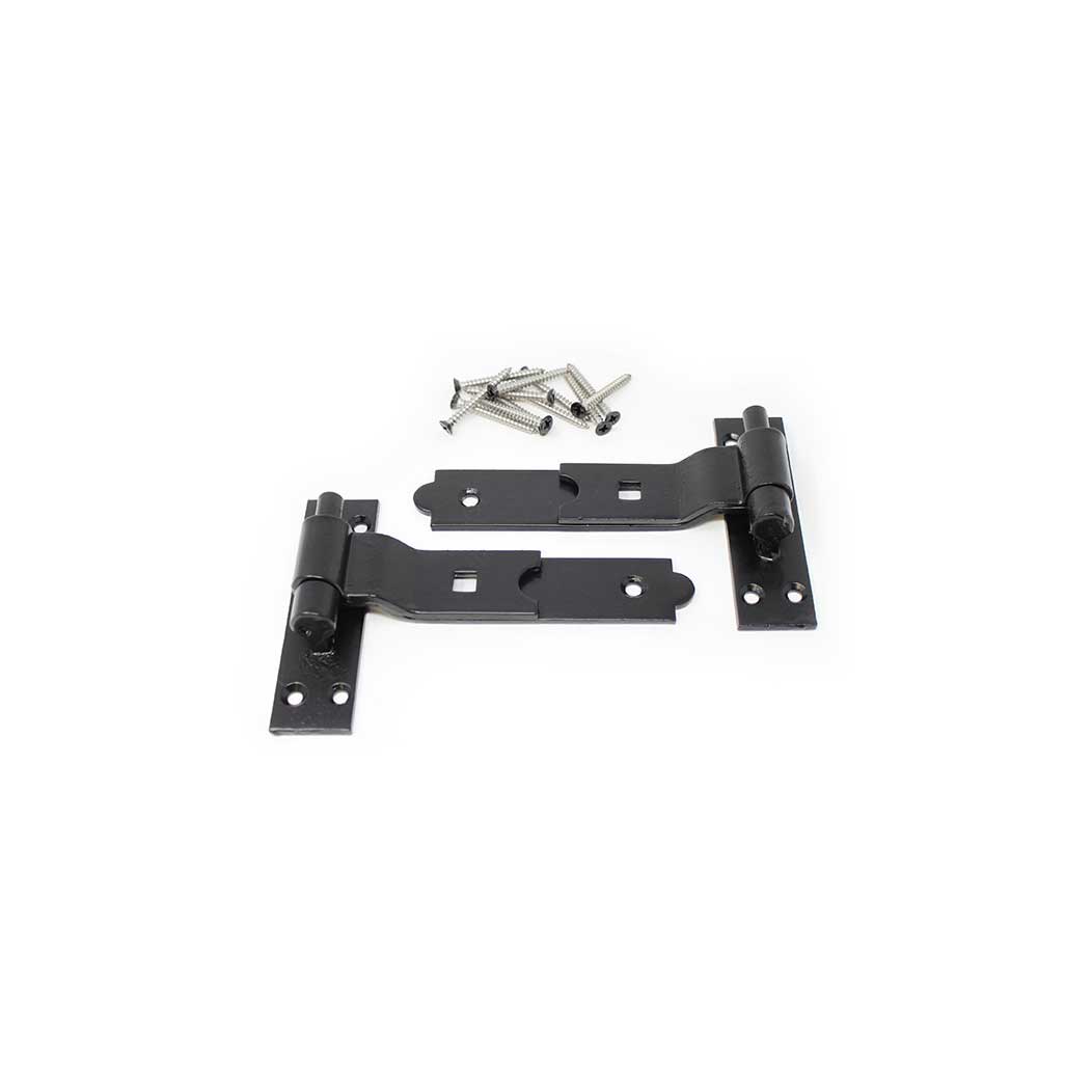 Snug Cottage [8295-07SP] Forged Steel Gate Strap Hinge Set - Cranked ...