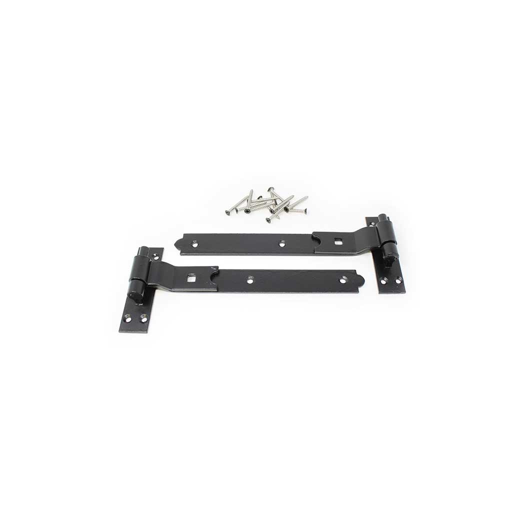 Snug Cottage [8295-12SP] Forged Steel Gate Strap Hinge Set - Cranked ...