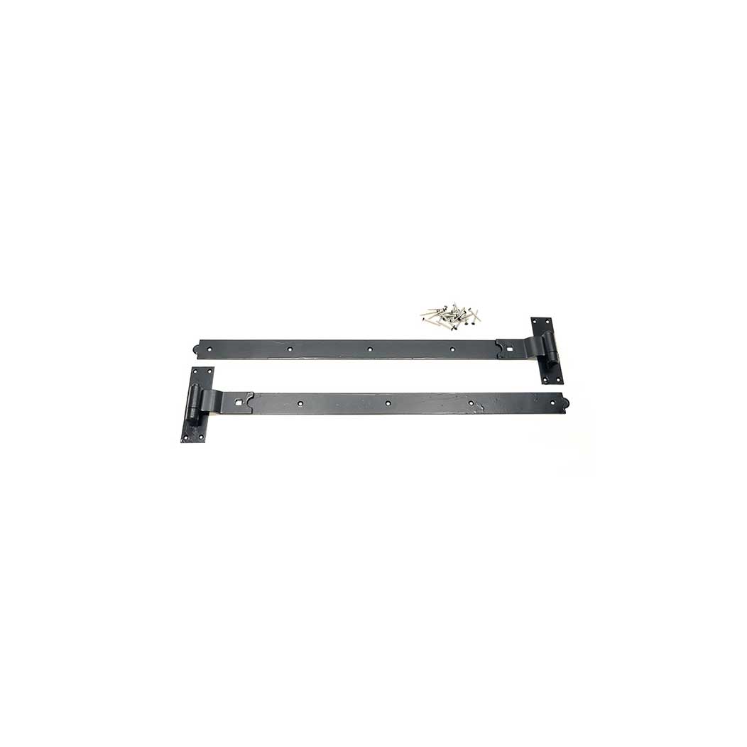 Snug Cottage [8295-36SP] Forged Steel Gate Strap Hinge Set - Cranked ...